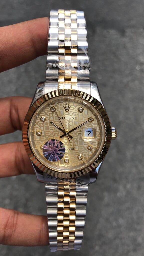 Rolex Datejust Champagne Dial Diamond 41 mm Jubilee Şampanya Kadran
