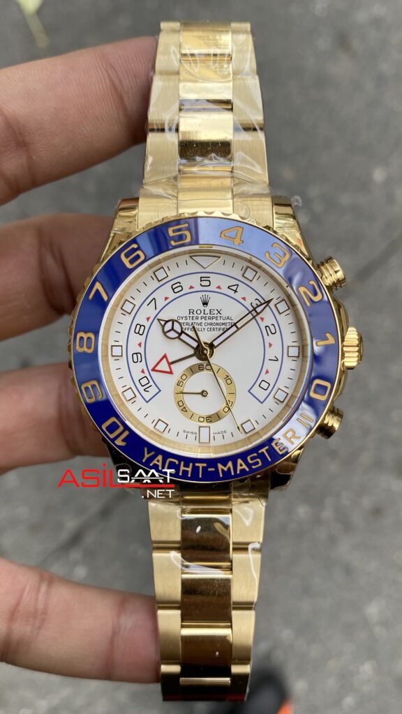 Rolex Yacht Master II Gold 116688 White Dial 44 mm Swiss Eta